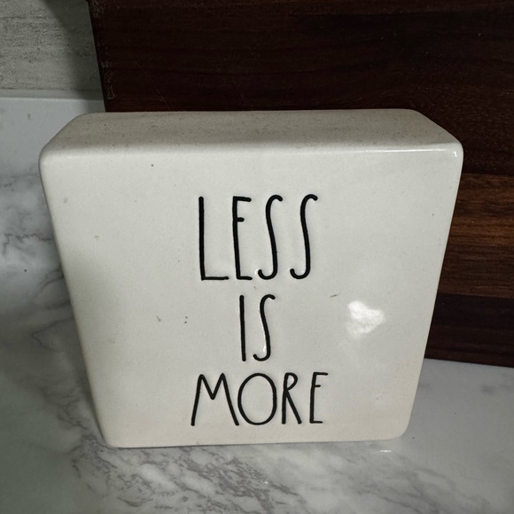 Rae Dunn | Accents | Rae Dunn Double Sided Block | Poshmark